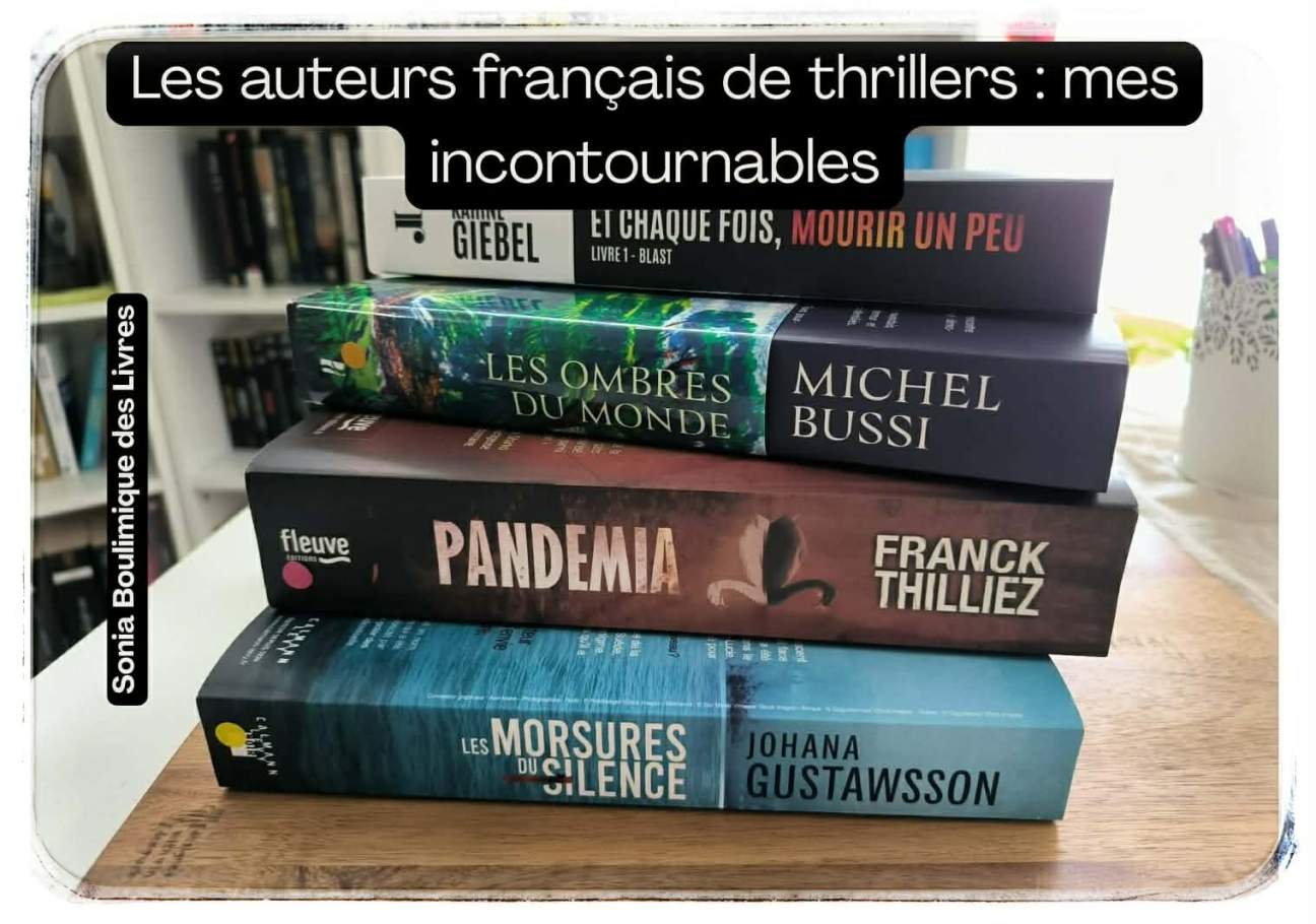 Les auteurs français de thrillers : mes incontournables – Sonia ...